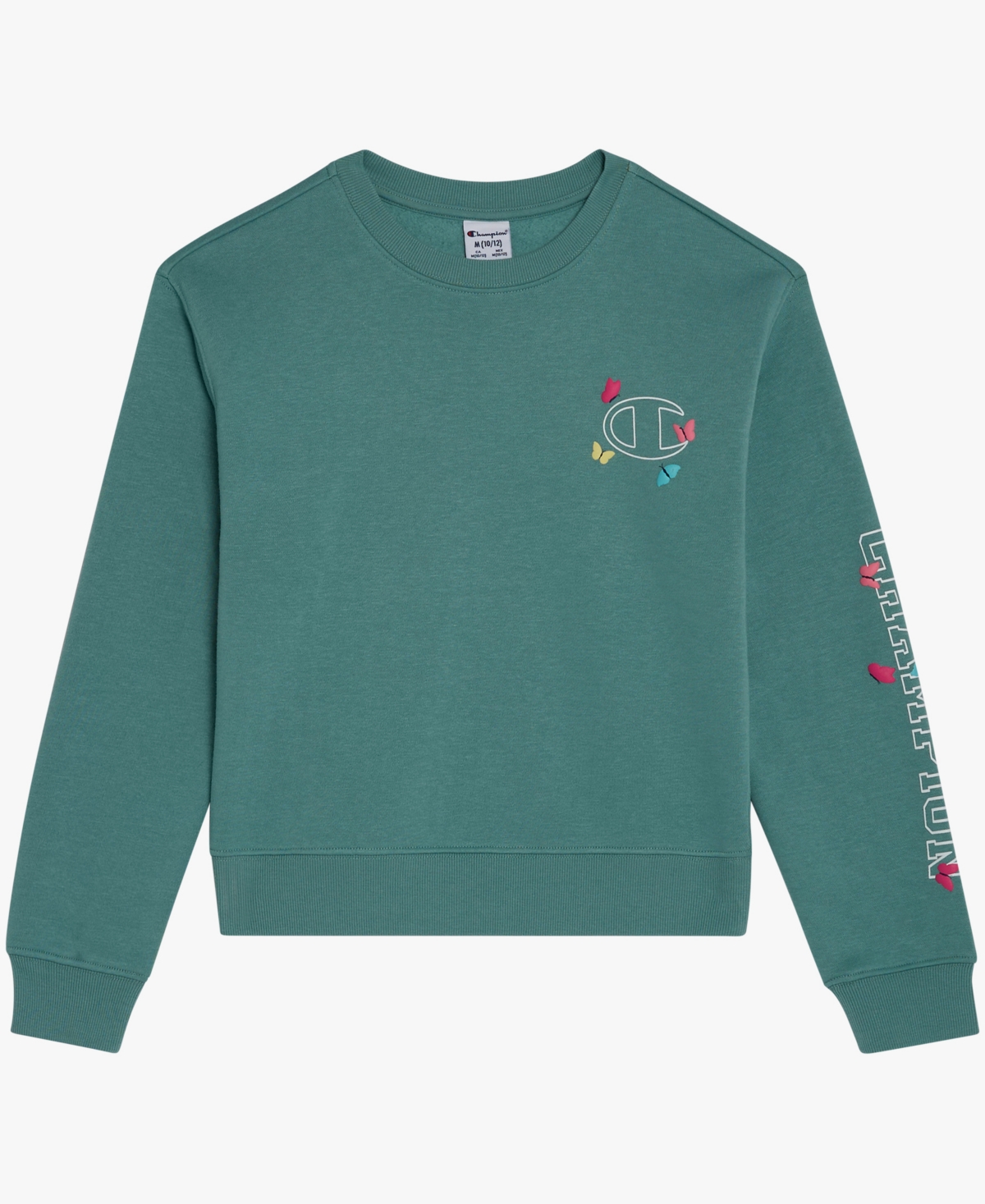 Click here for Champion Big Girls Pullover Crewneck Sweatshirt -... prices