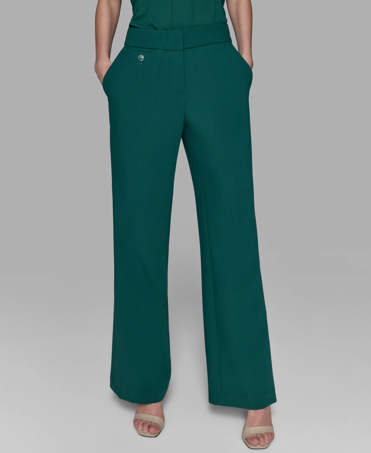 Click here for Karl Lagerfeld Paris Womens Straight-Leg Pants - R... prices