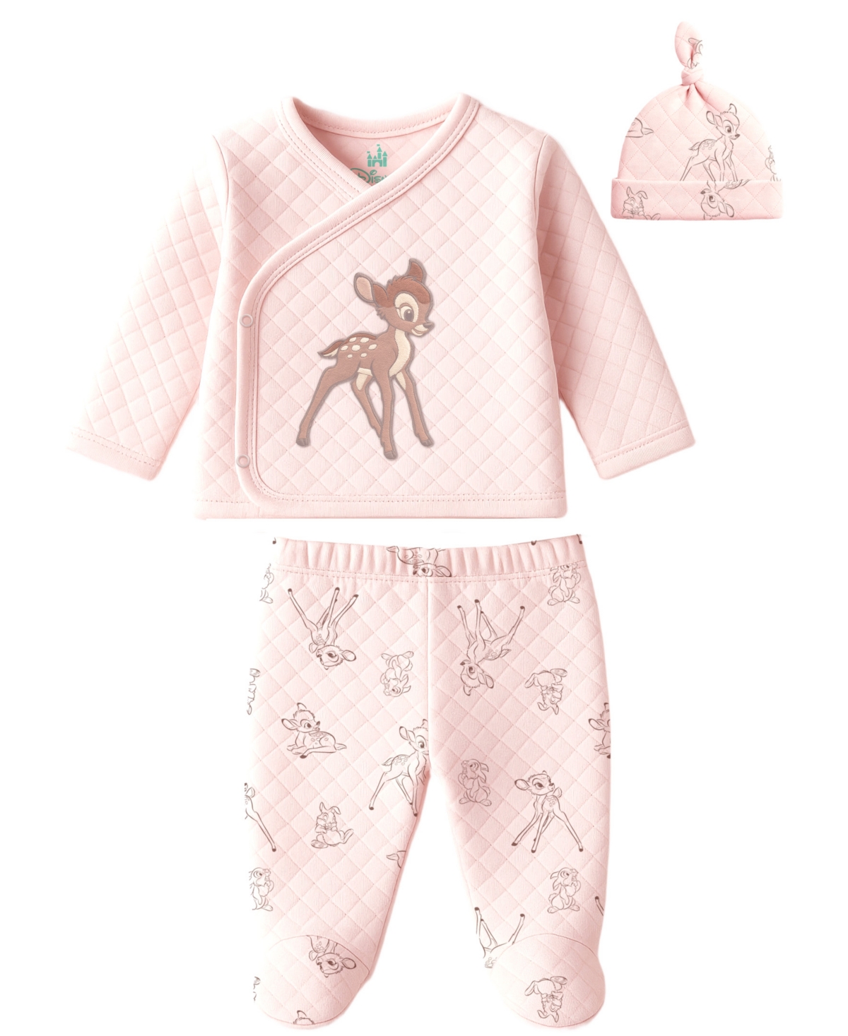 Click here for Disney Baby Girls 3-Piece Long Sleeve Bambi Top  P... prices