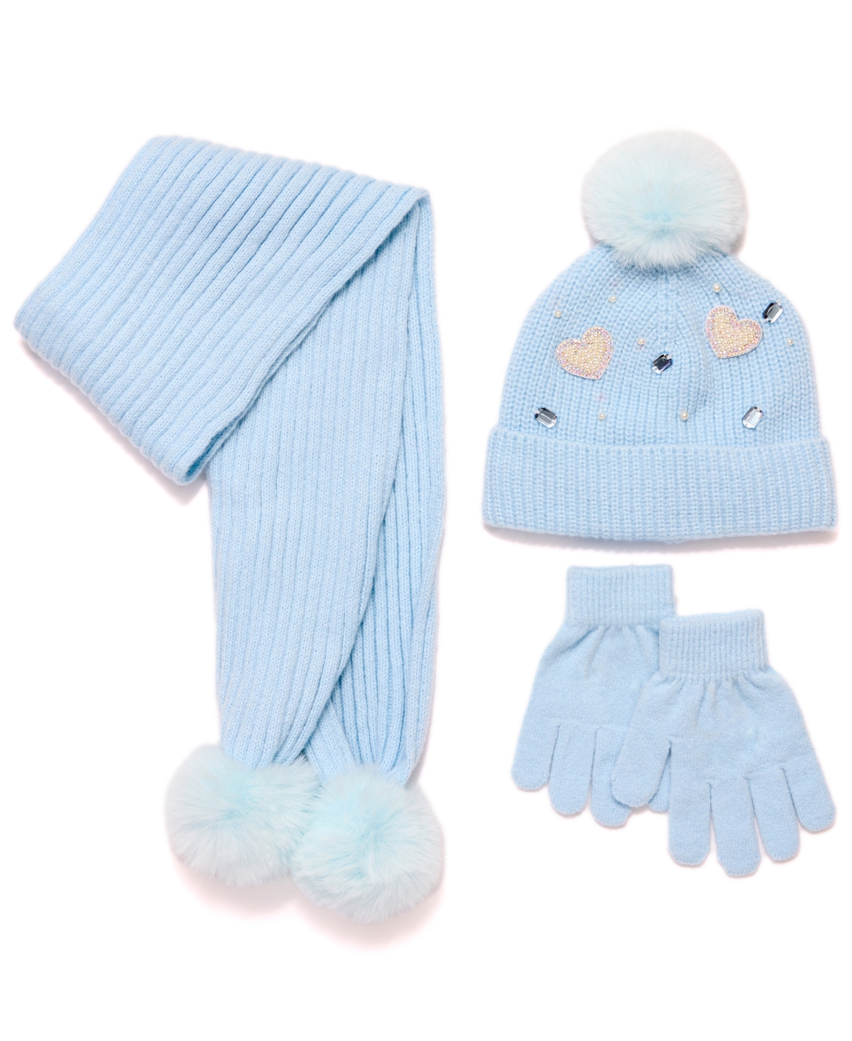Click here for InMocean Big Girls 3-Piece Hat  Gloves  and Scarf... prices