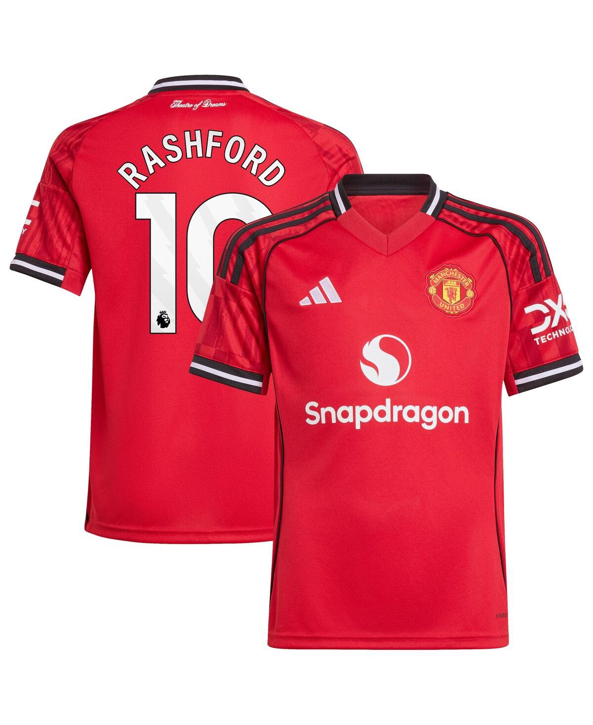 Click here for Adidas Big Boys and Girls Marcus Rashford Red Manc... prices
