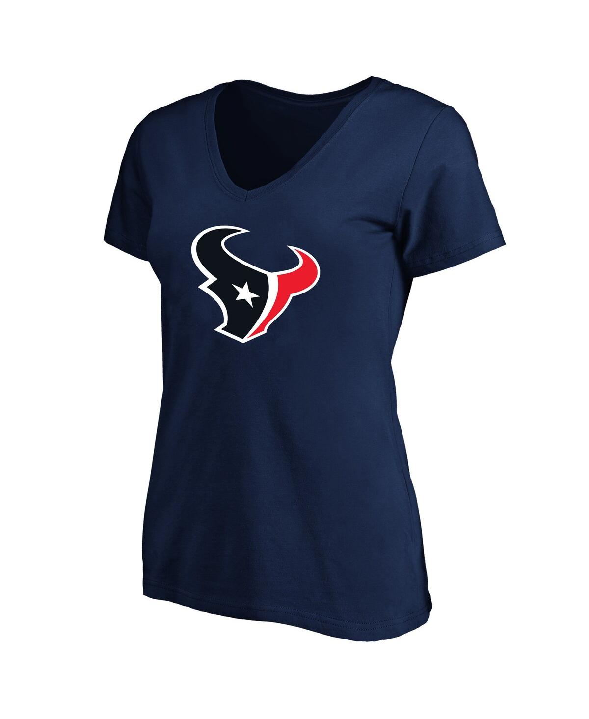 Click here for Fanatics Womens Navy Houston Texans Plus Size V-Ne... prices