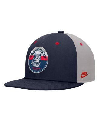 Nike Men's Navy UConn Huskies Vintage Patch Snapback Hat - Macy's