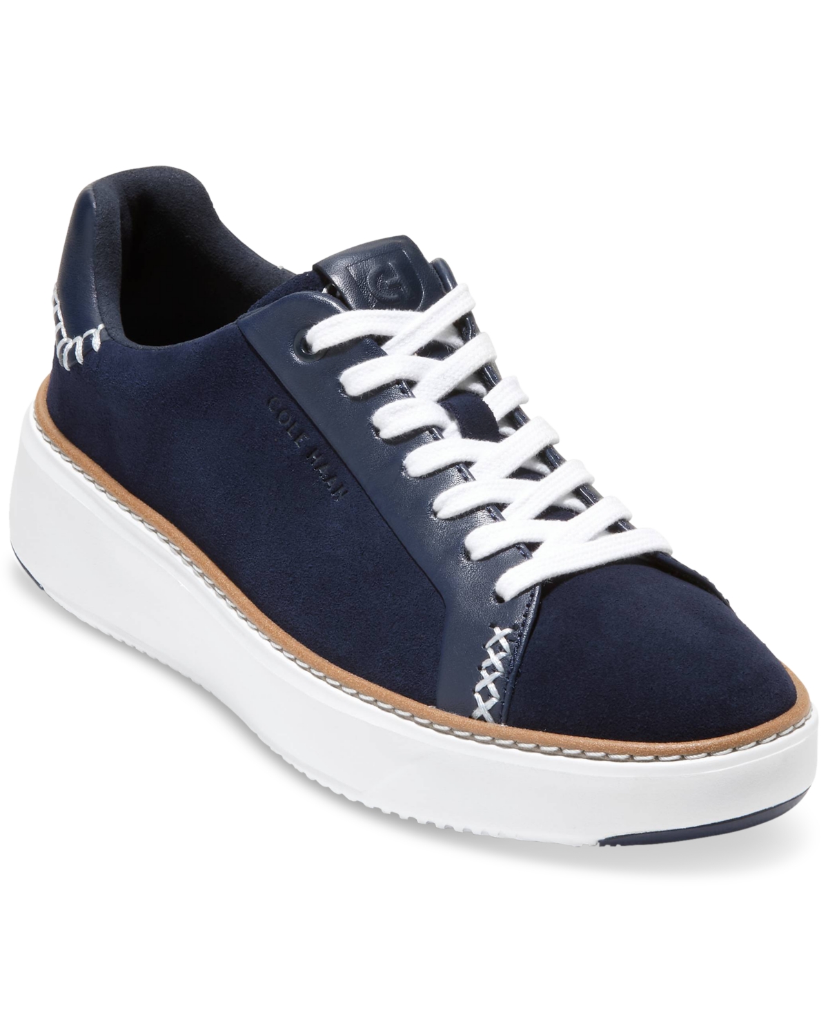 Click here for Cole Haan Womens Grandpro Topspin Sneakers - Midni... prices