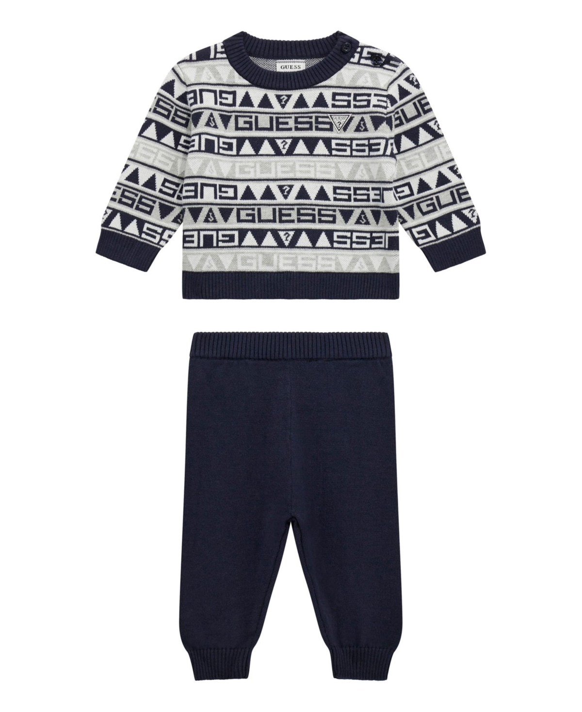 Click here for Guess Baby Boys 2-Piece Long Sleeve Crew Neck Swea... prices