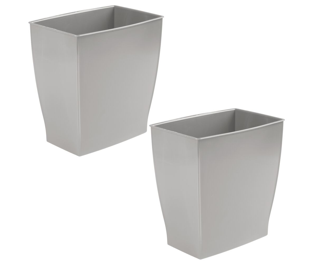 Click here for iDesign Small Rectangular Bathroom Trash Cans - Se... prices