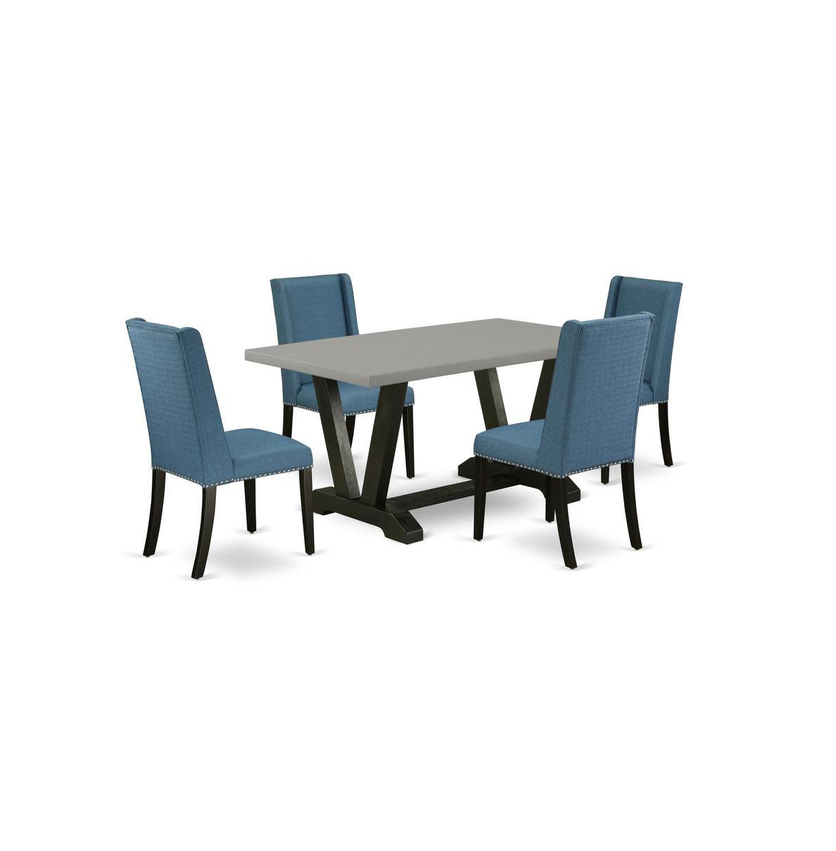 Click here for East West Furniture 5-Piece Modern Dinette Set an... prices