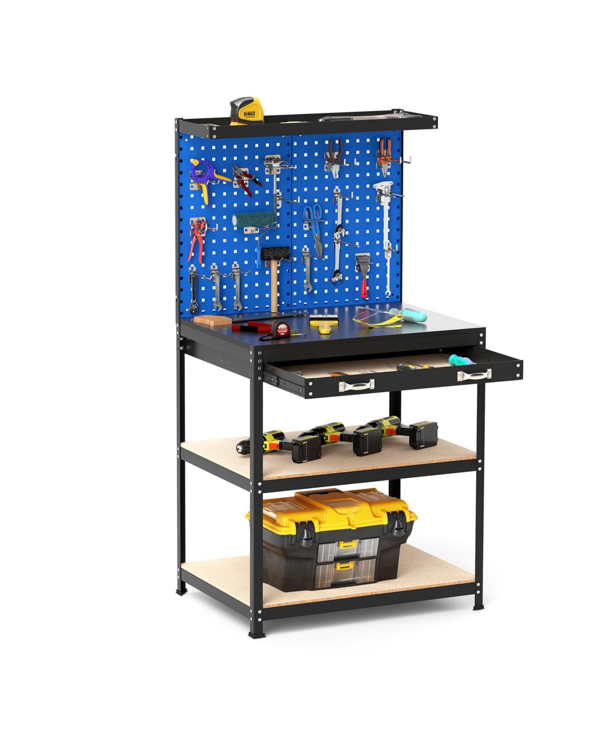 Click here for Akiudex 32 x 16 inch workbench work table with 2 p... prices