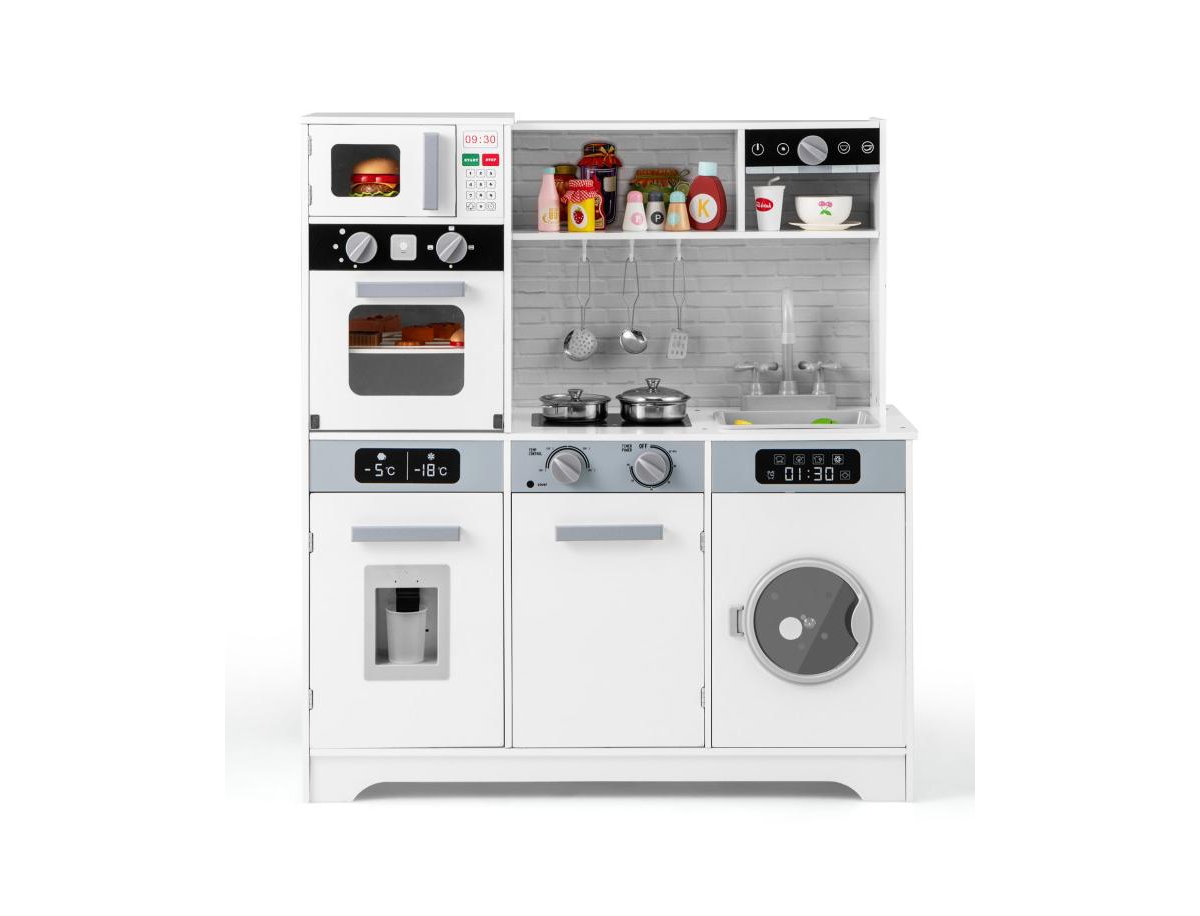 Click here for Akiudex Pretend Play Kitchen Wooden Toy Set with R... prices
