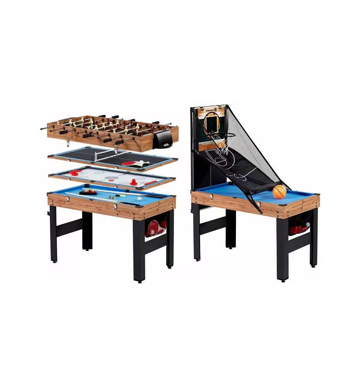 Click here for Slickblue 5-in-1 Game Table with Foosball  Pool  B... prices