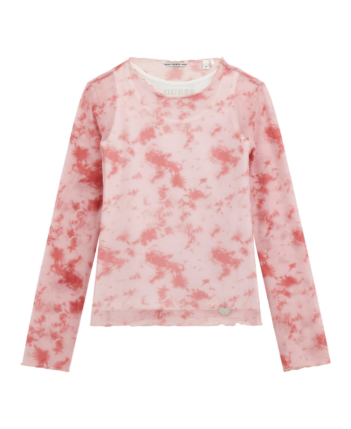 Click here for Guess Big Girls Printed Long Sleeve Top - Juicy Pi... prices