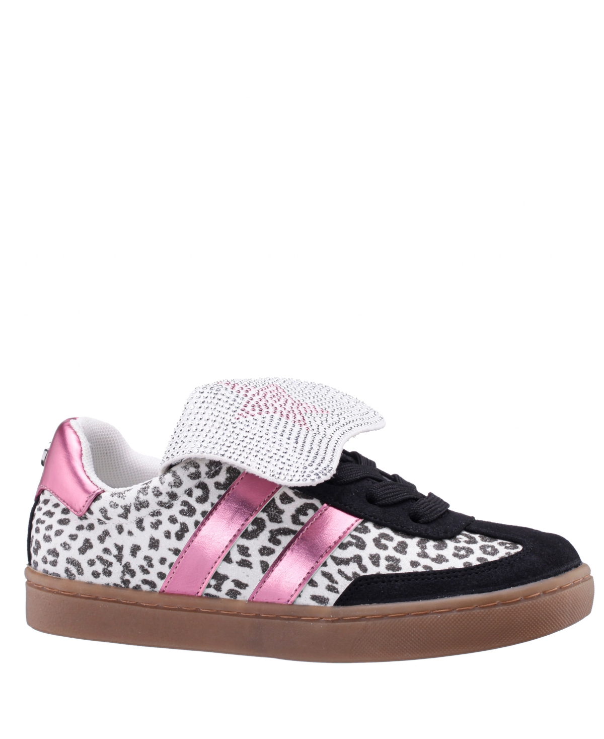 Click here for Nina Big Girls Glitter Low Top Sneakers - Leopard prices