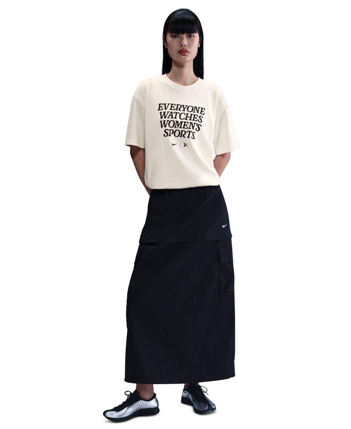 Click here for Nike Womens Sports by Togethxr Pull On T-Shirt - S... prices