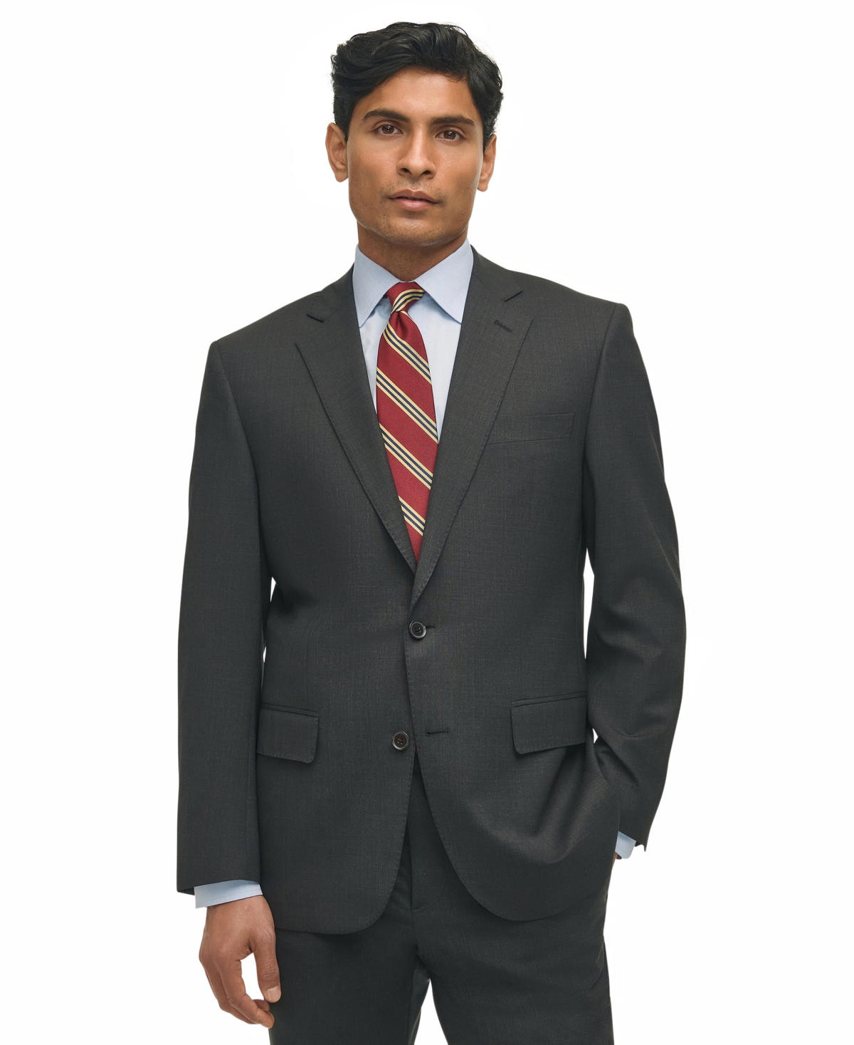 Click here for B by B by Brooks Brothers Mens Classic-Fit Stretch... prices