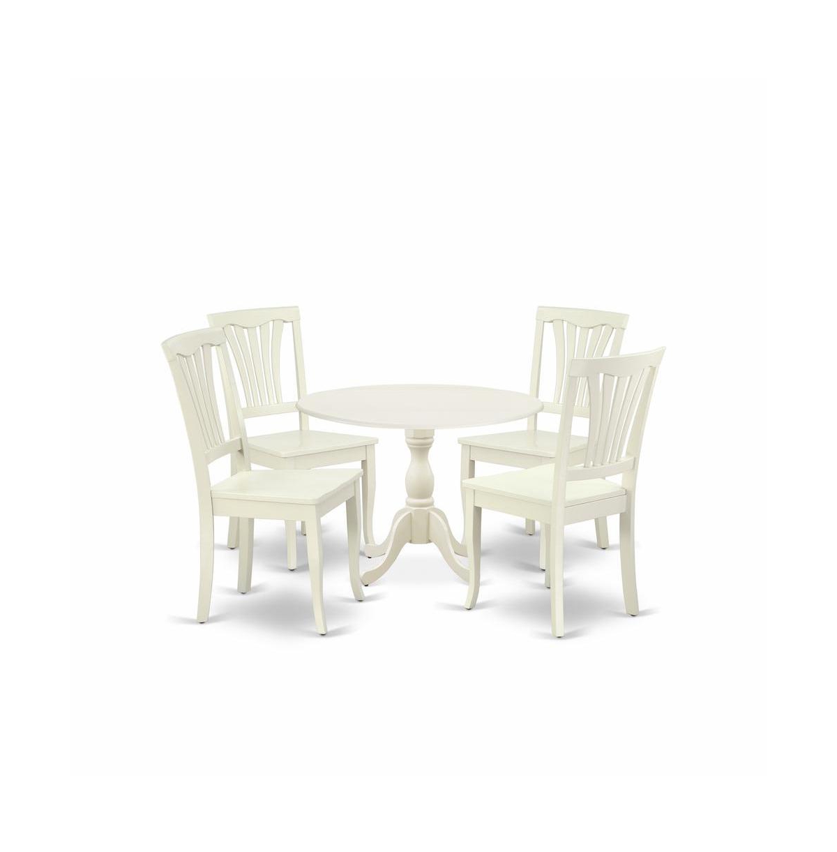 Click here for East West Furniture 5 Piece Dining Room Set Contai... prices