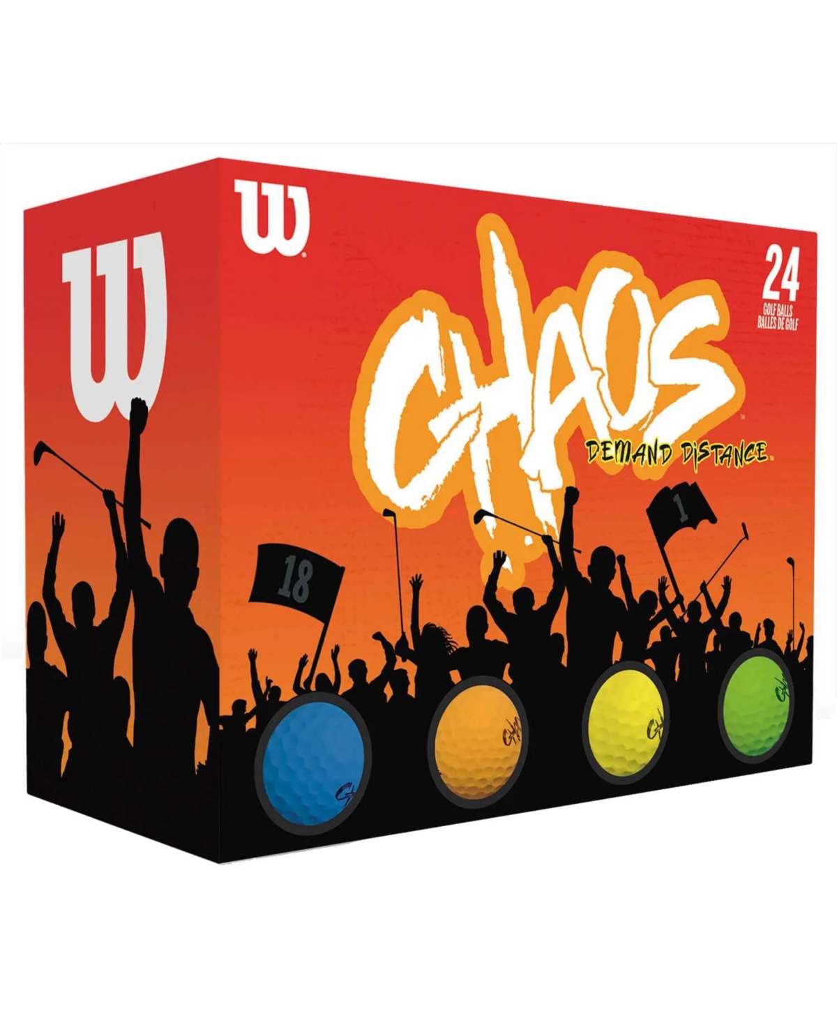 Click here for Wilson Chaos Golf Balls - 24 Pack - Colors prices