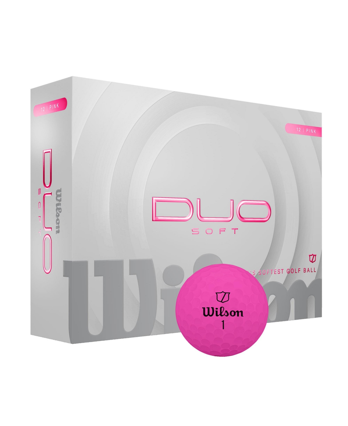 Click here for Wilson Duo Soft Golf Balls - Dozen - Pink prices