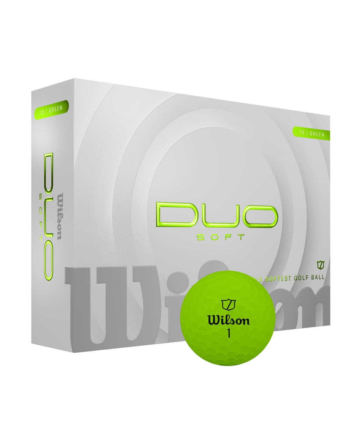 Click here for Wilson Duo Soft Golf Balls - Dozen - Green prices