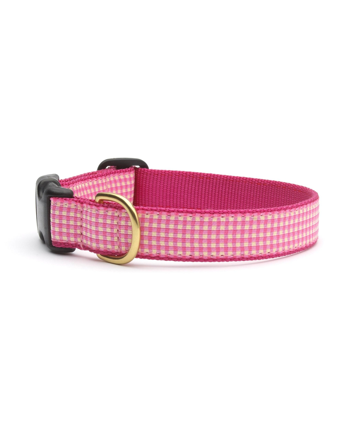 Click here for Up Country Pink Gingham Dog Collar prices