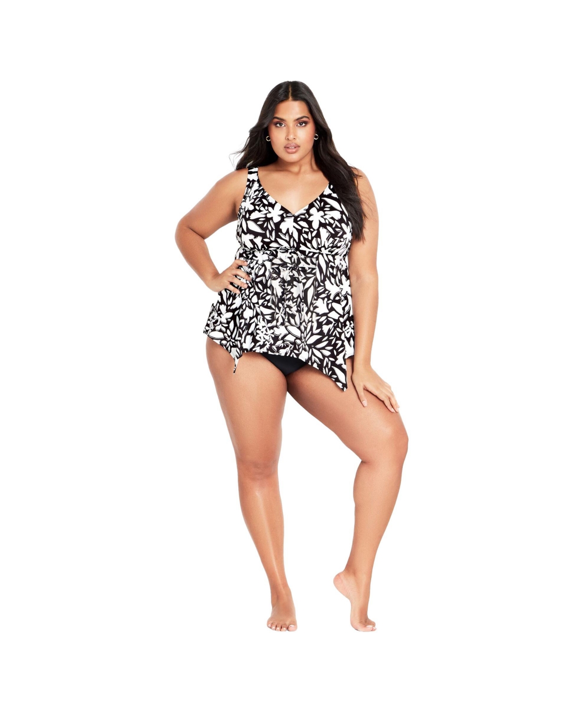 Click here for Avenue Womens Plus Size Sharkbite Print Tankini To... prices