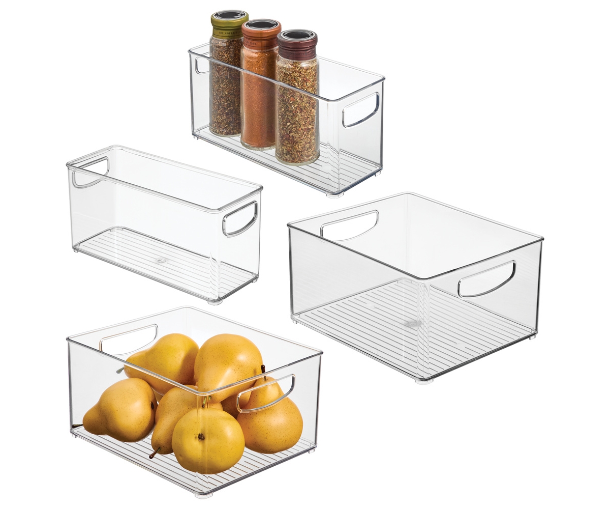 Click here for iDesign Plastic Stackable Pantry Bins with Handles... prices
