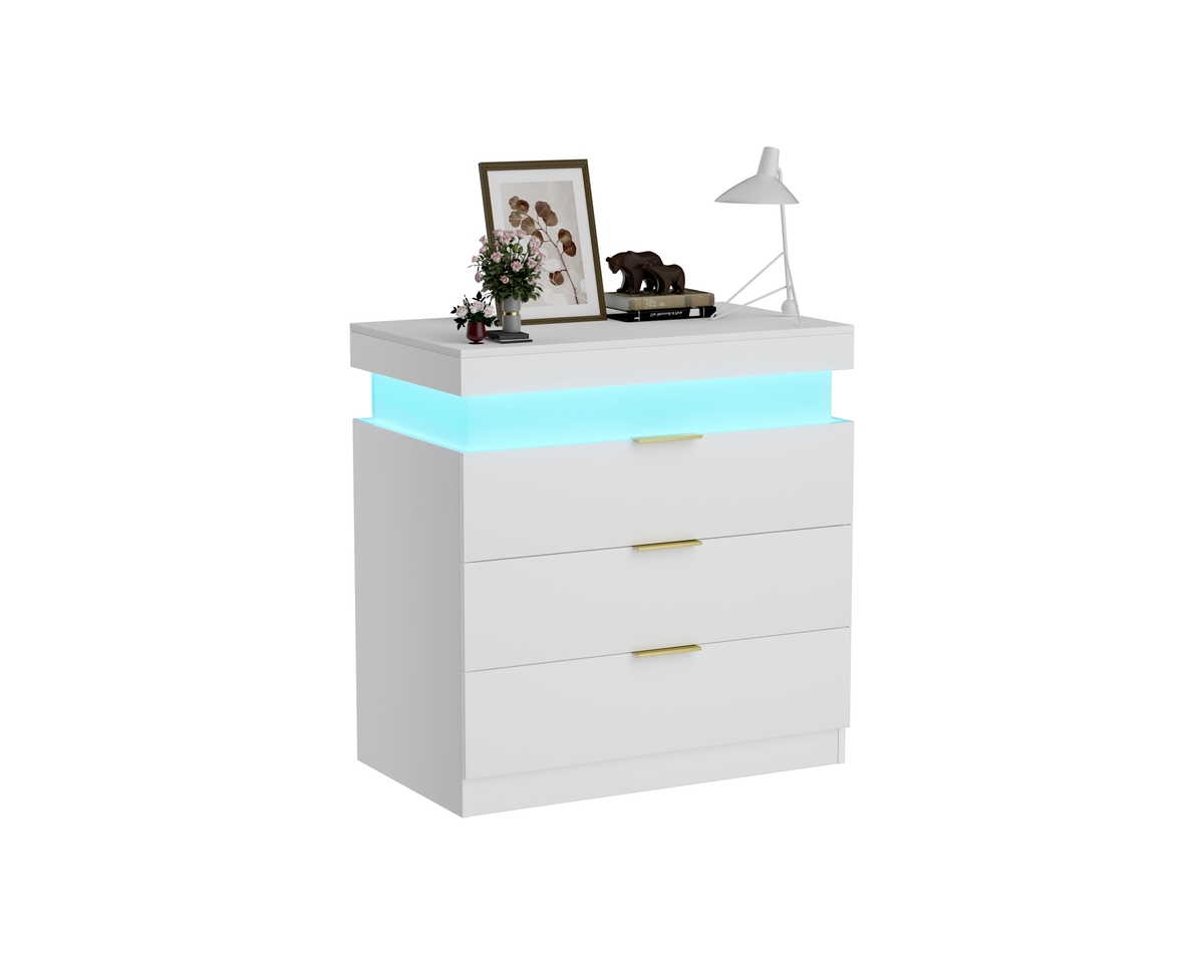 Click here for Casainc Nightstand storage table with Charging Sta... prices
