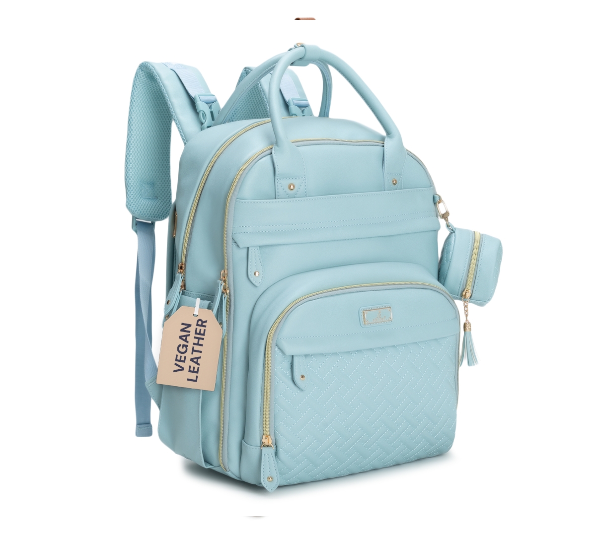Click here for BabbleRoo Premium Faux Leather Diaper Bag Backpack... prices