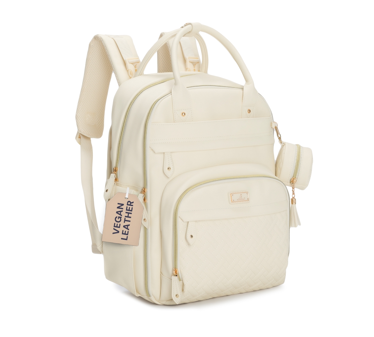 Click here for BabbleRoo Premium Faux Leather Diaper Bag Backpack... prices