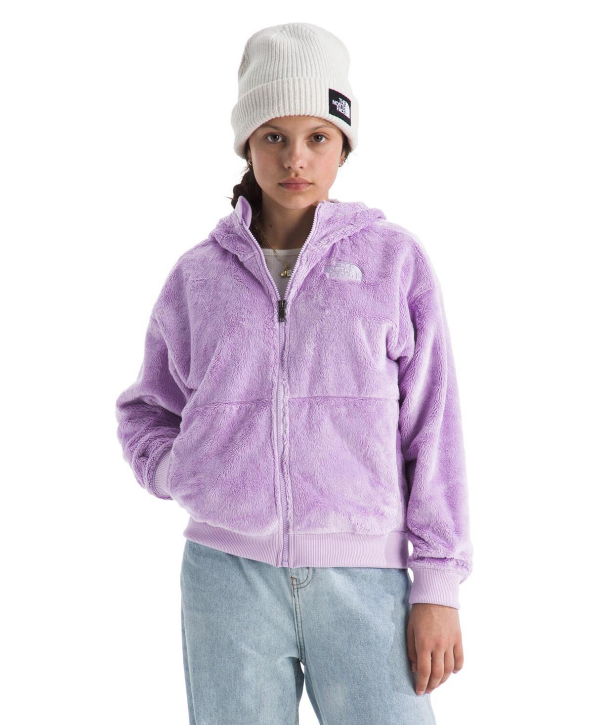 Click here for The North Face Big Girls Osito Full Zip Hoodie - L... prices
