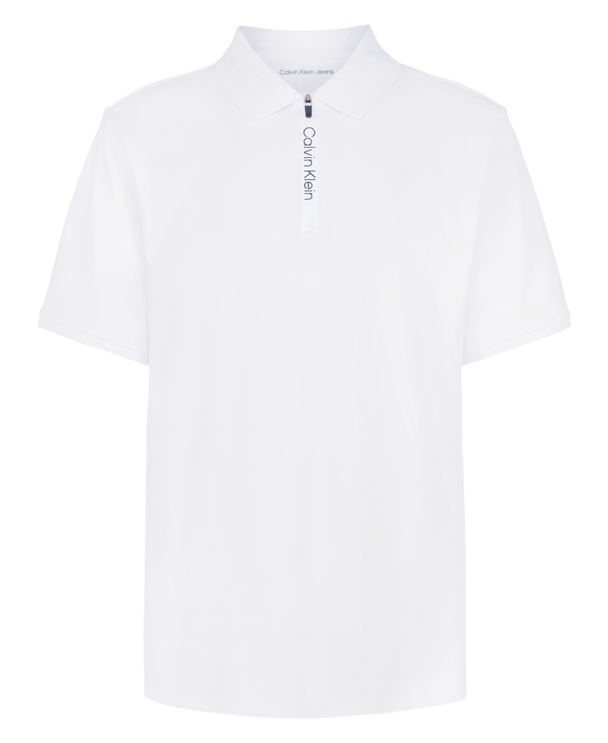 Click here for Calvin Klein Boys 8-20 Front Quarter Zip Polo T-Sh... prices