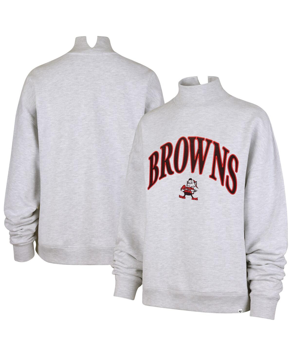 Click here for 47 Brand Womens Heather Gray Cleveland Browns Vant... prices