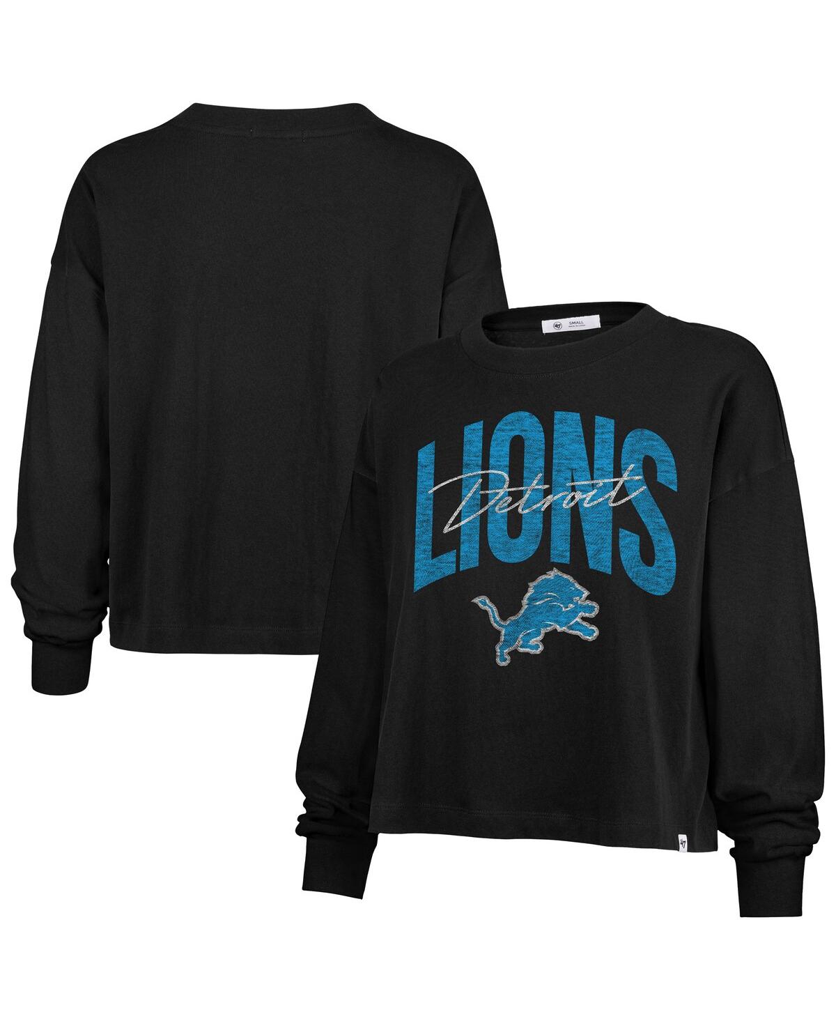 Click here for 47 Brand Womens Black Detroit Lions Muse Sydney Lo... prices