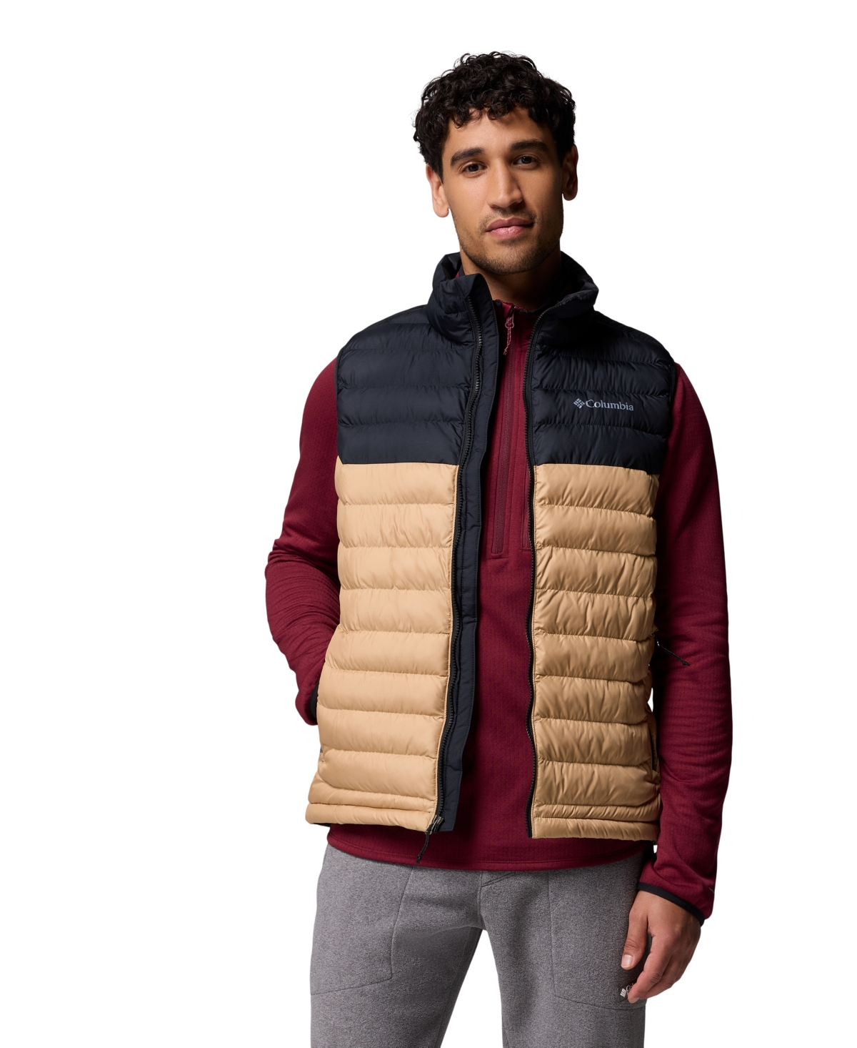 Click here for Columbia Mens Powder Lite Ii Puffer Vest - Canoe... prices