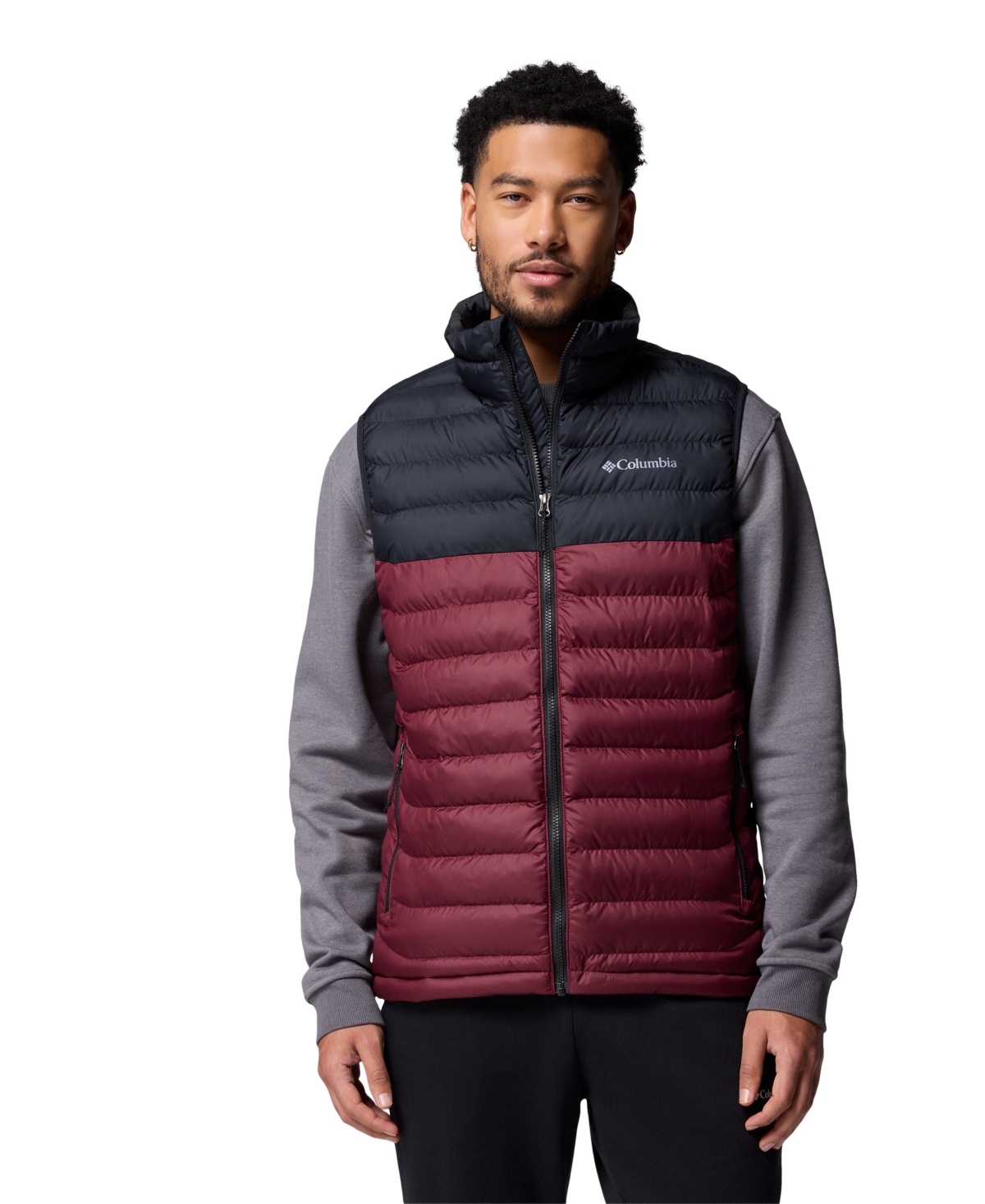 Click here for Columbia Mens Powder Lite Ii Puffer Vest - Rich wi... prices