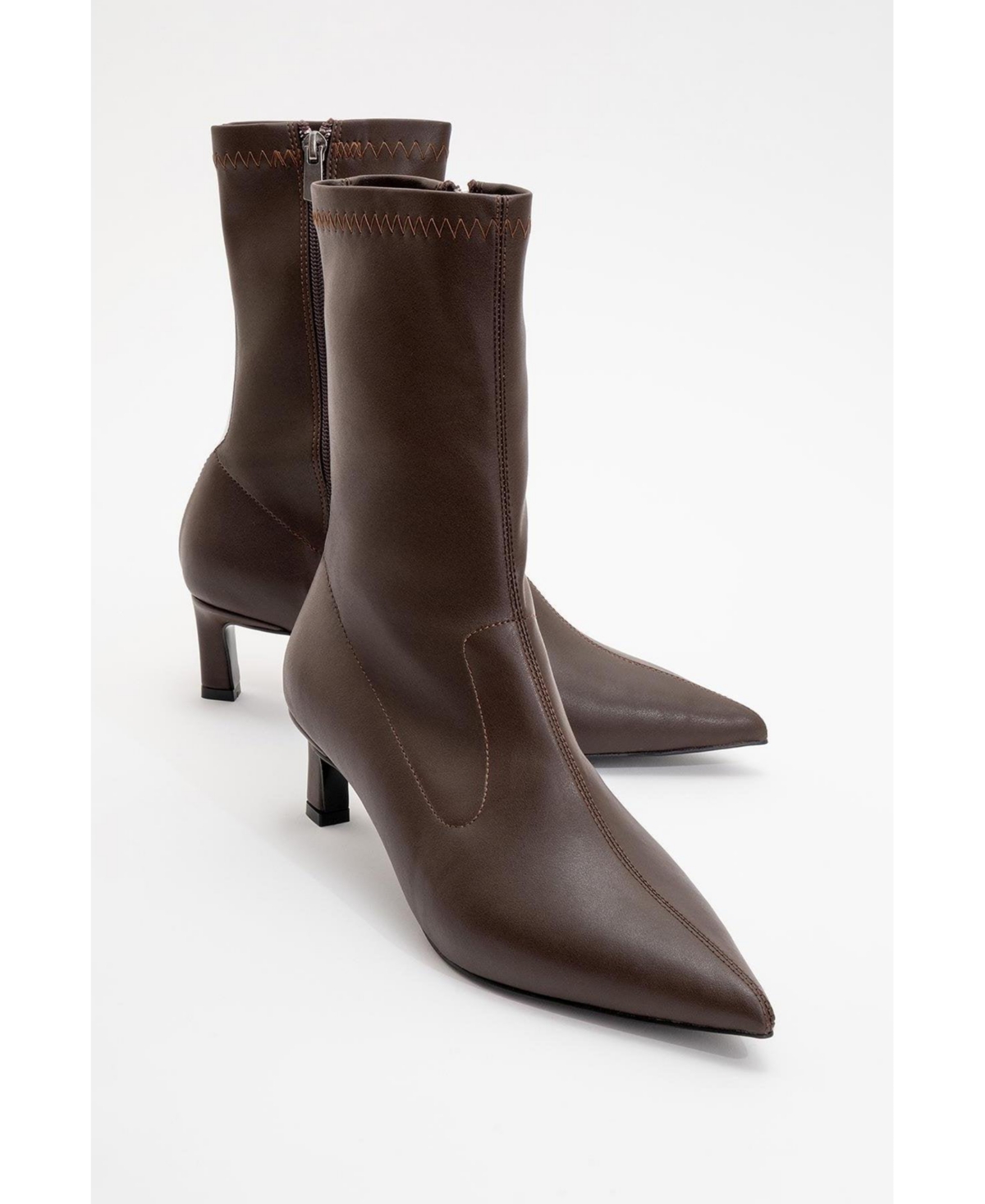 Click here for Prologue Shoes Lewin Pointed Toe Stiletto Boot - B... prices