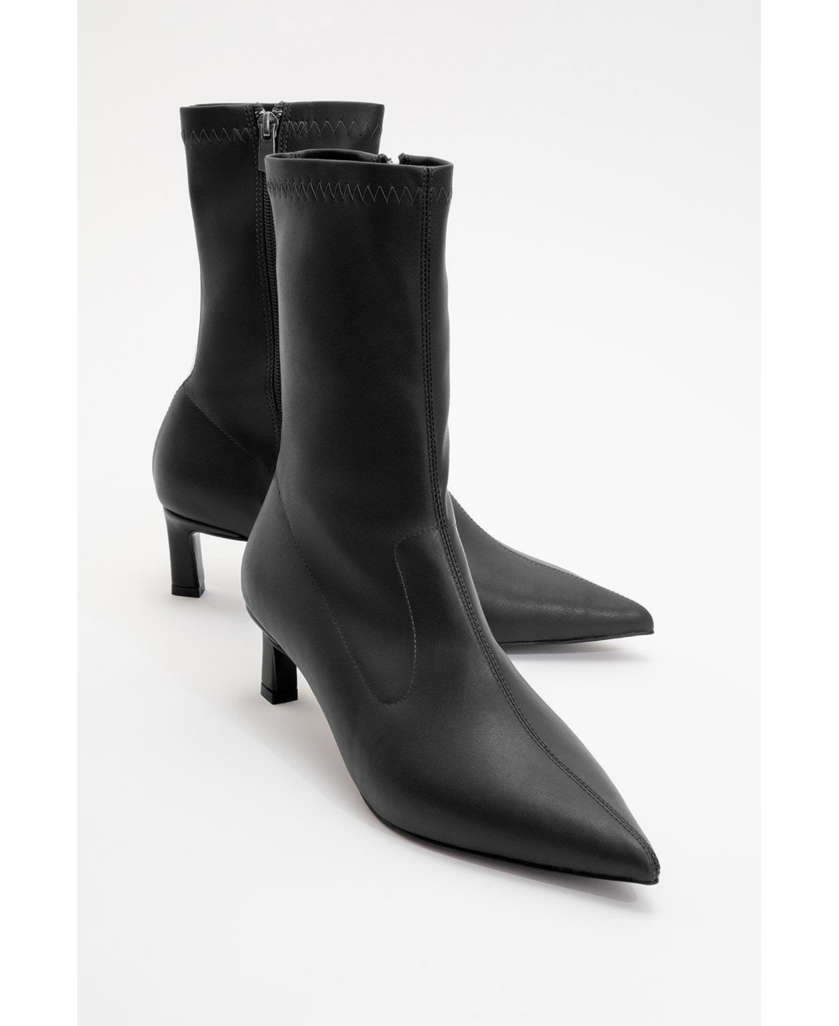 Click here for Prologue Shoes Lewin Pointed Toe Stiletto Boot - B... prices