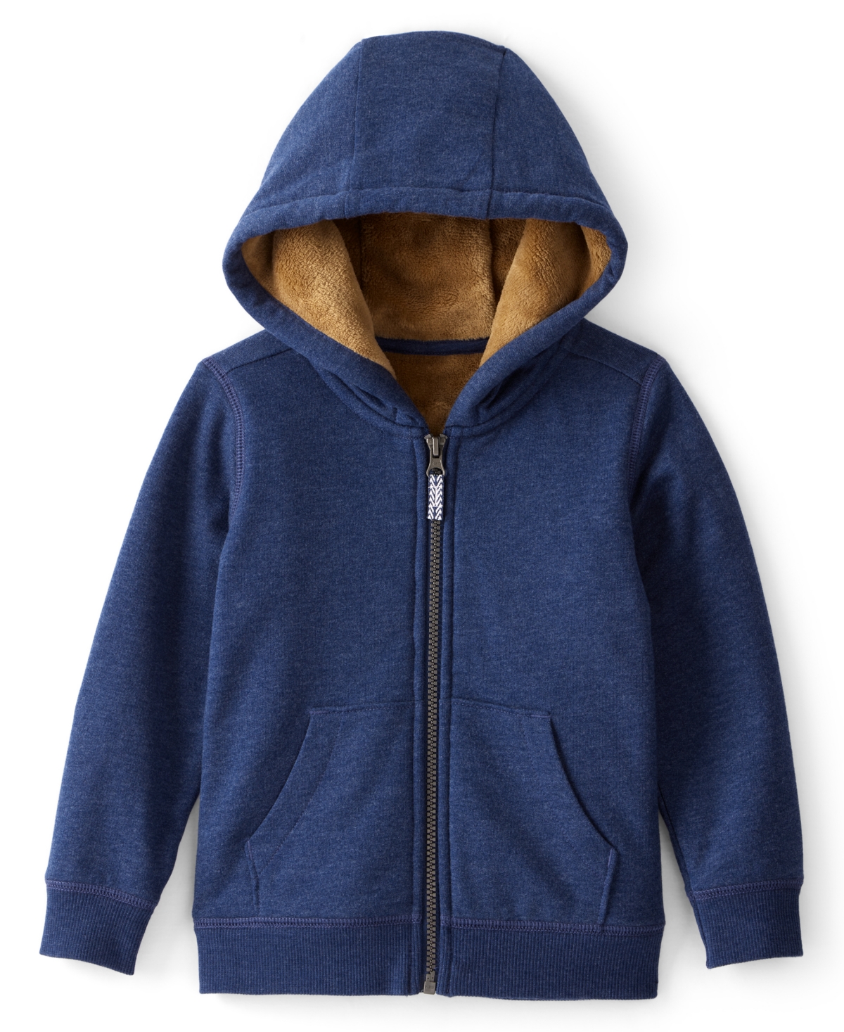 Carters Toddler Boys Long-Sleeve Hooded Zip Front Hoodie - Navy