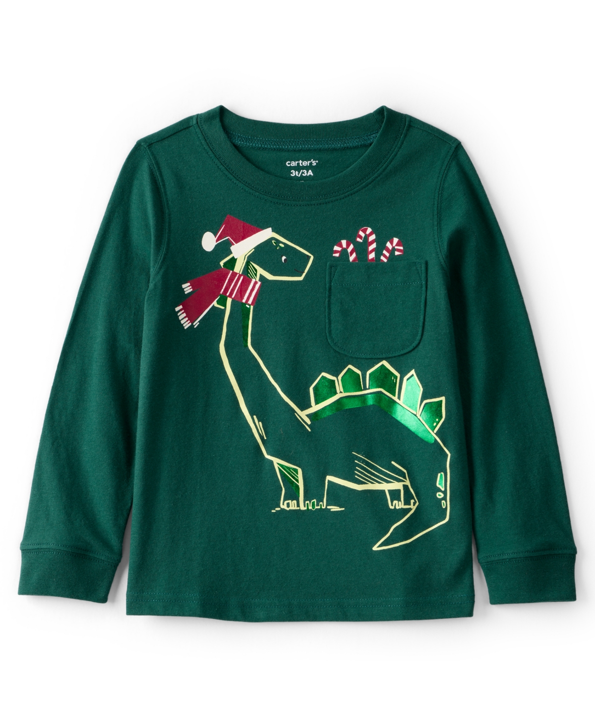 Click here for Carters Toddler Boys Dinosaur Holiday Long Sleeve... prices