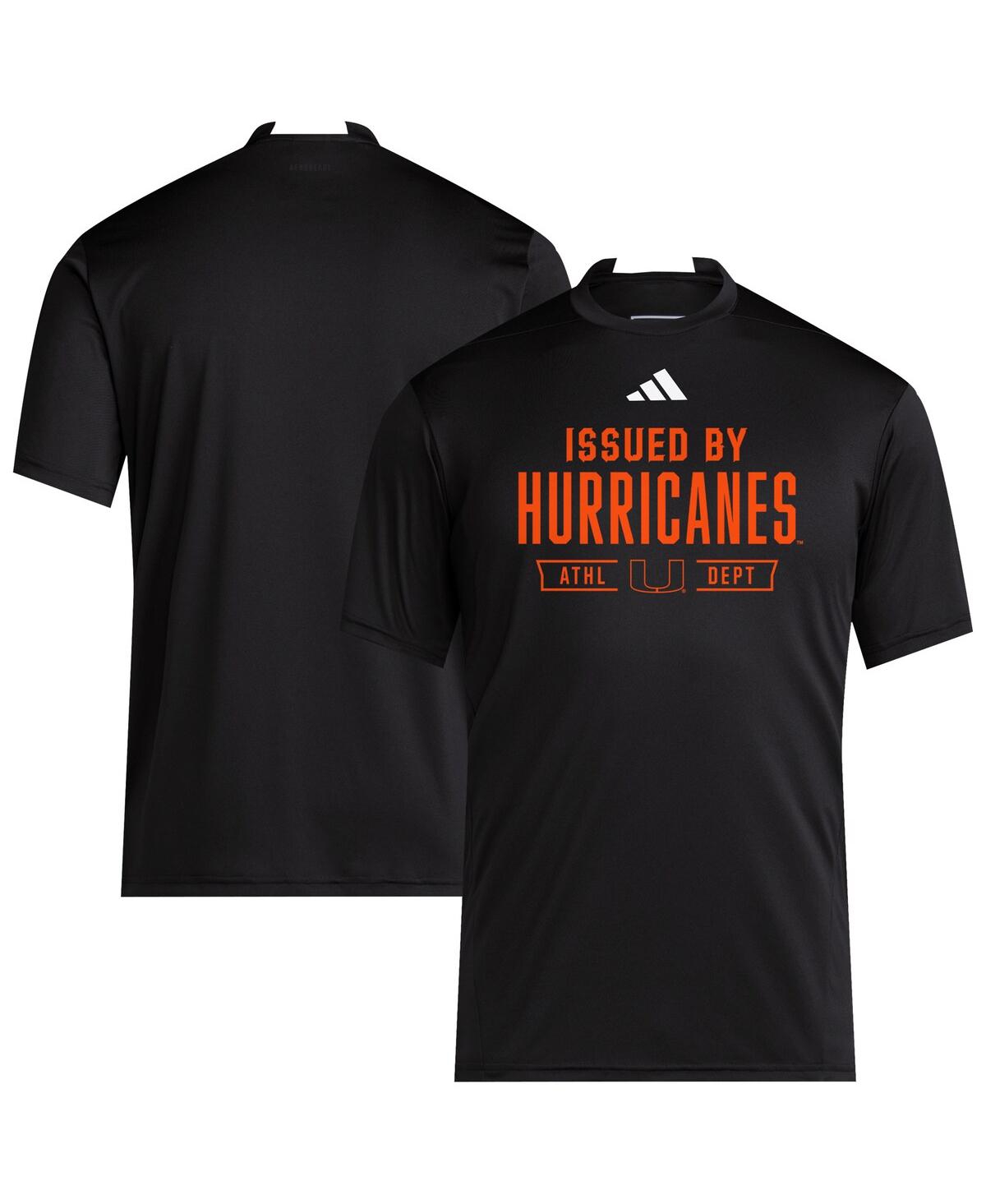 Click here for Adidas Mens Black Miami Hurricanes 2025 Training P... prices