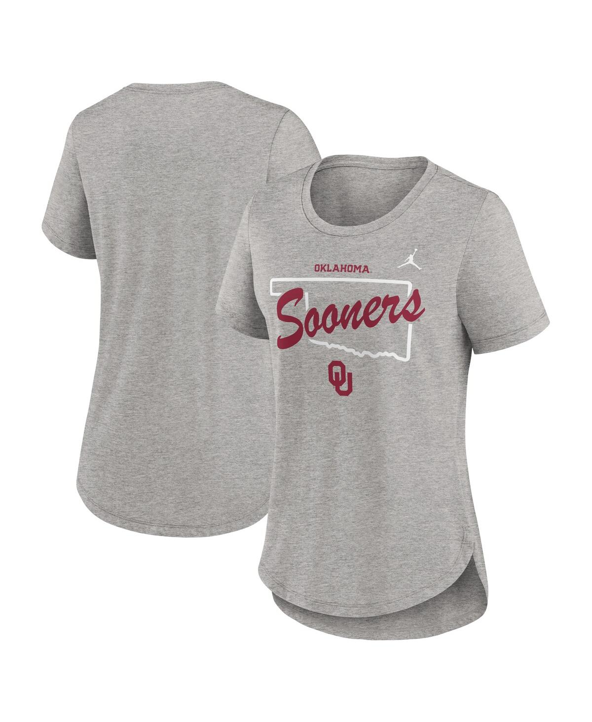 Click here for Jordan Womens Heather Gray Oklahoma Sooners Local... prices