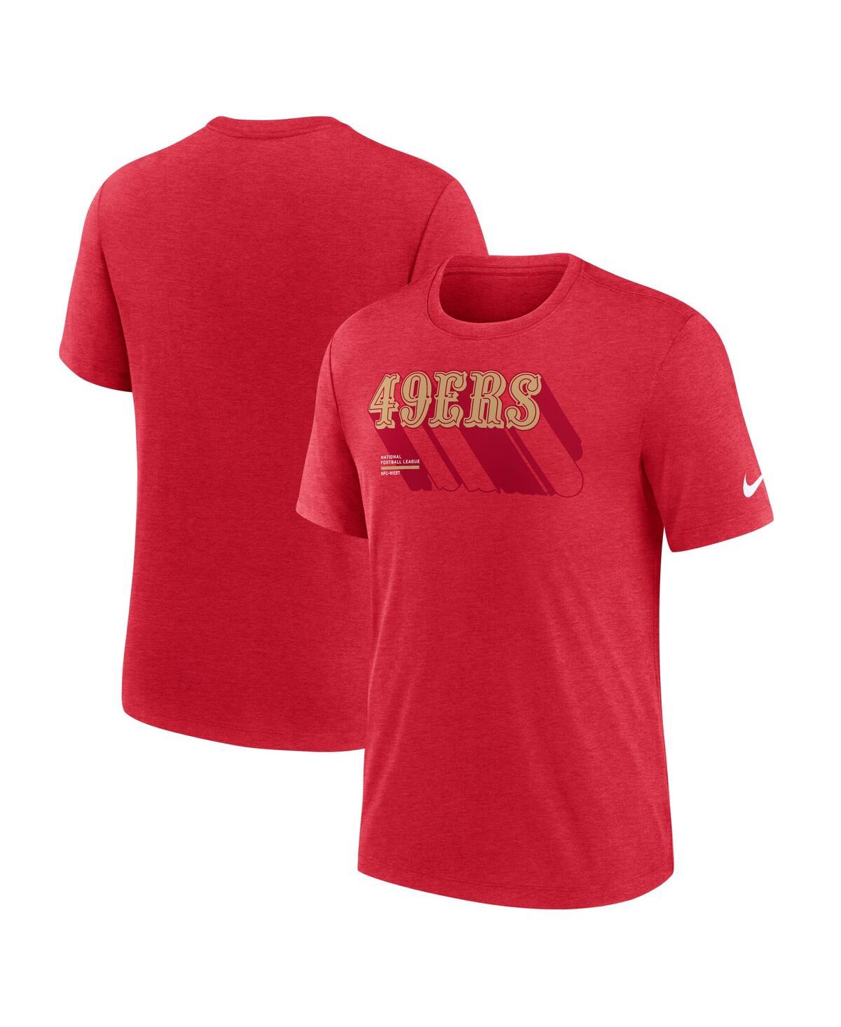 Click here for Nike Mens Heather Scarlet San Francisco 49ers Long... prices