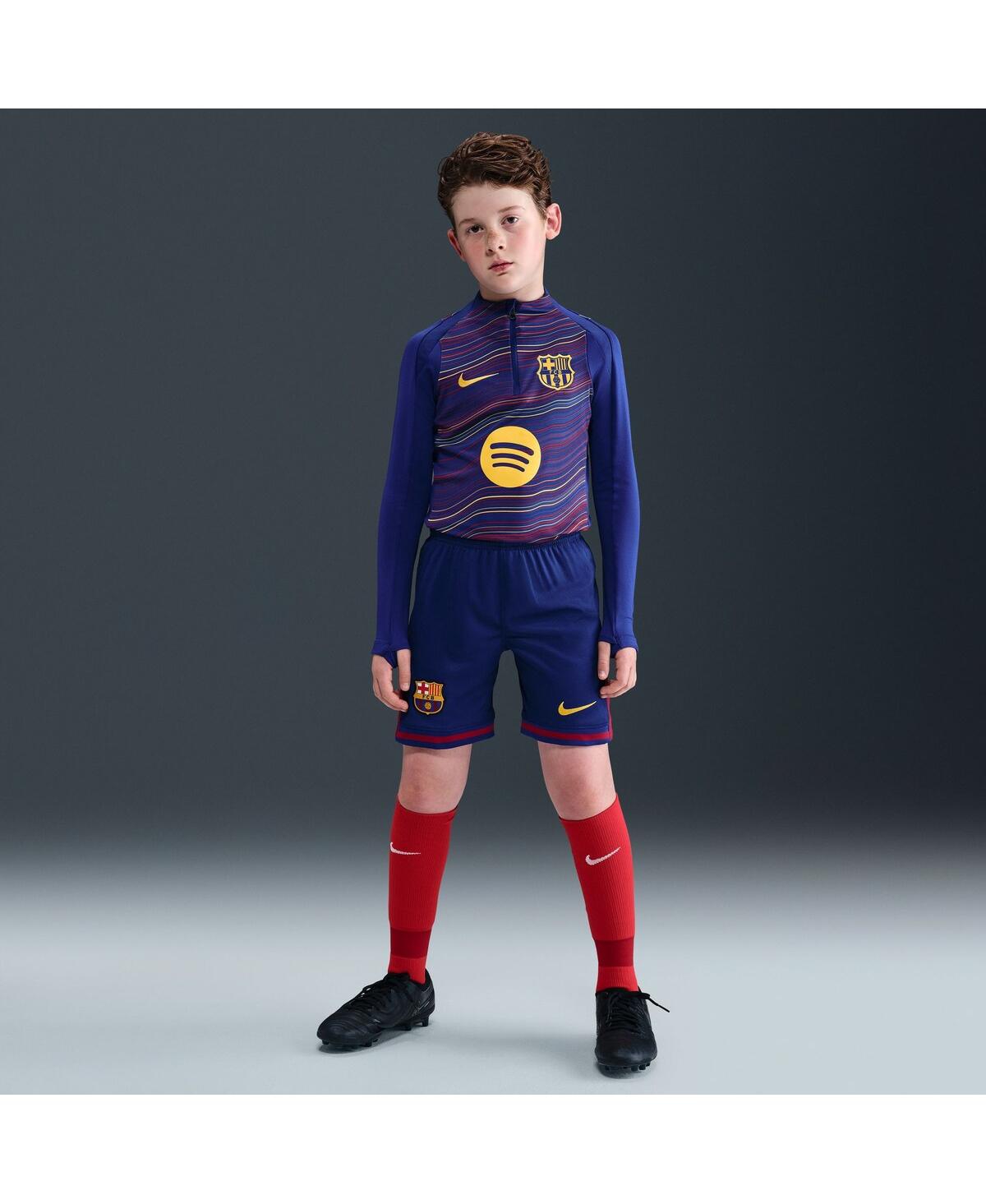 Click here for Nike Big Boys and Girls Blue Barcelona 2025/26 Dri... prices