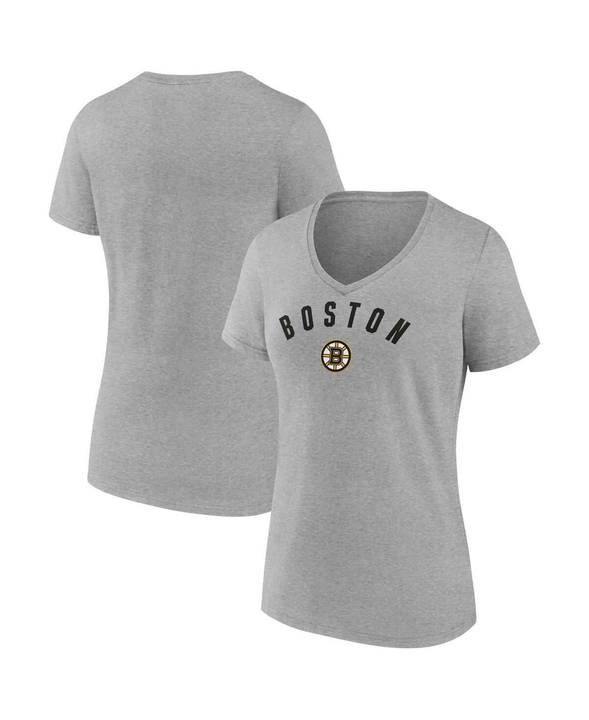 Click here for Fanatics Womens Gray Boston Bruins V-Neck T-Shirt... prices