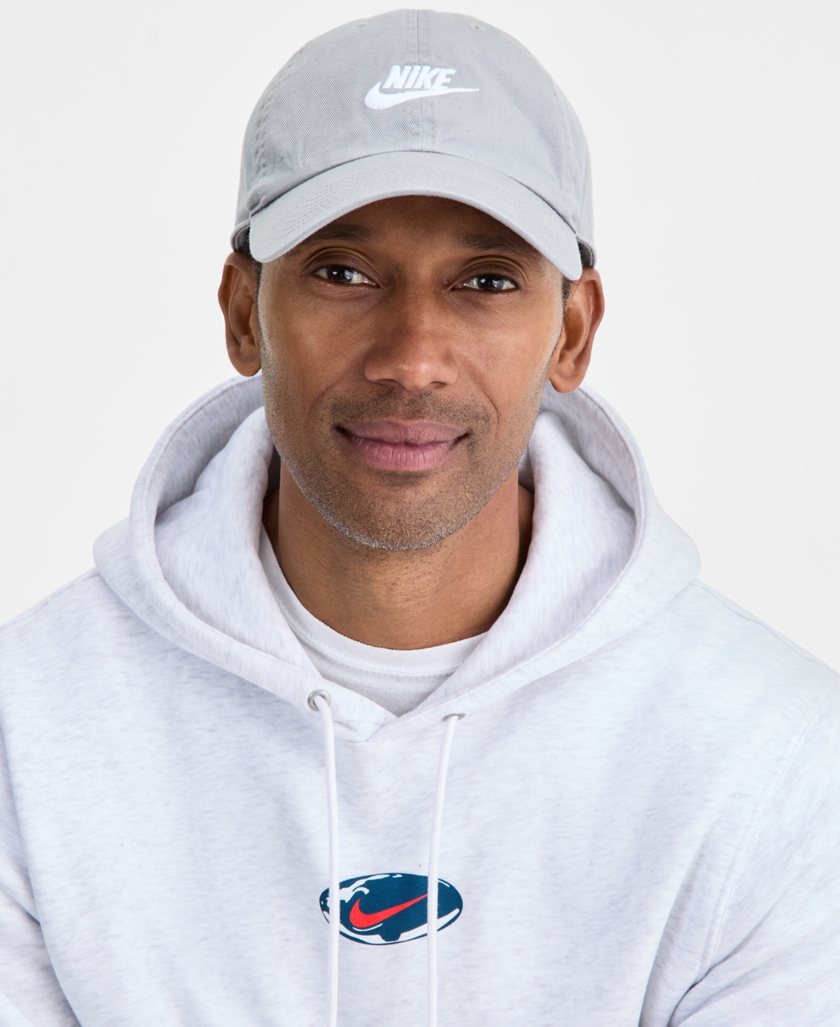 Click here for Nike Unisex Club Logo Embroidered Cap - Particle G... prices