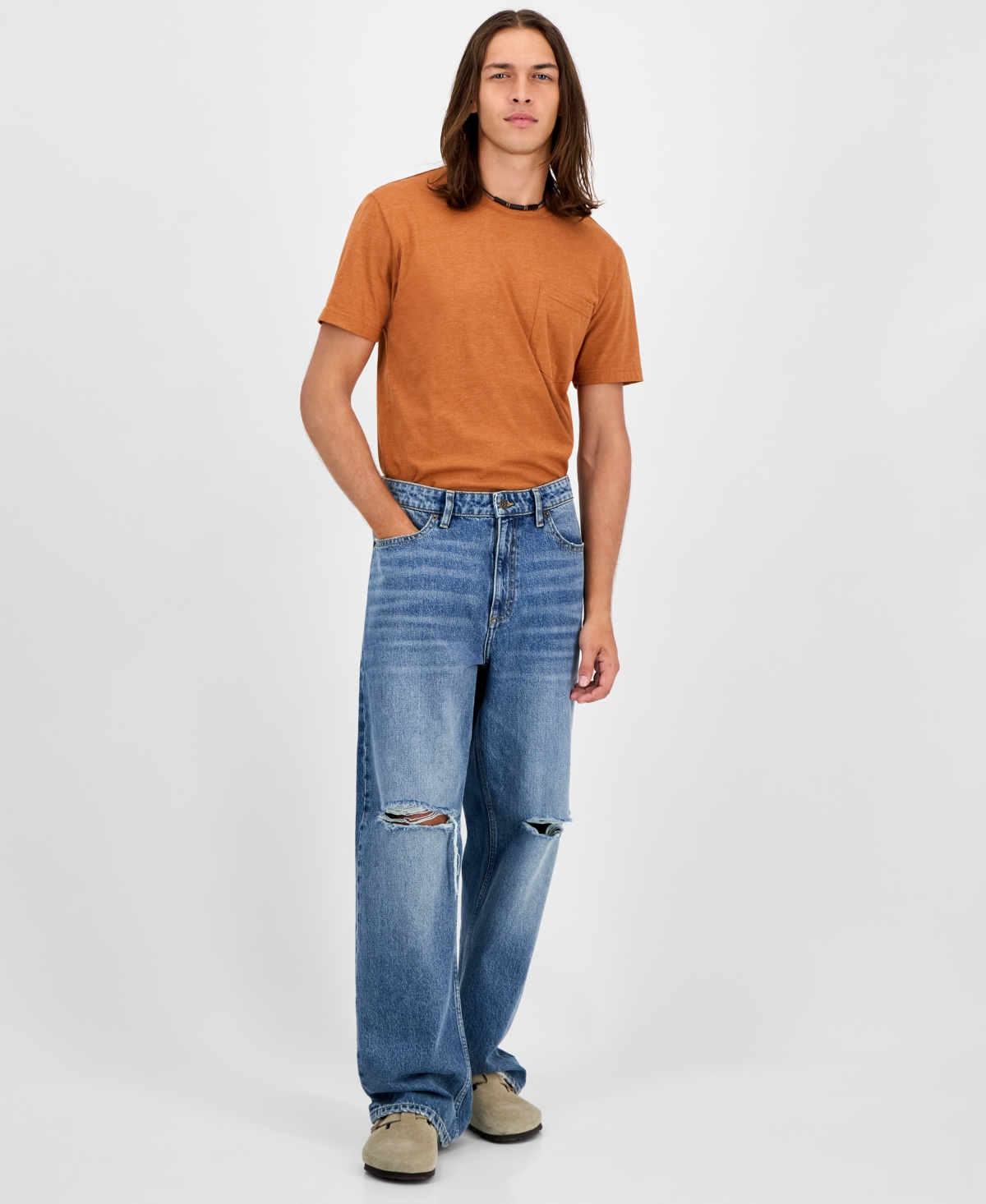 Click here for Sun + Stone Mens Azul Baggy Jeans  Macys Exclusive... prices