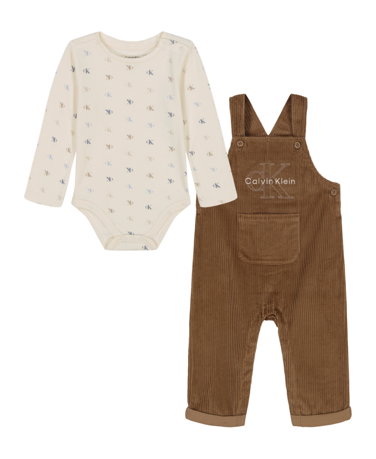 Click here for Calvin Klein Baby Boys 2-Piece Bodysuit and Overal... prices