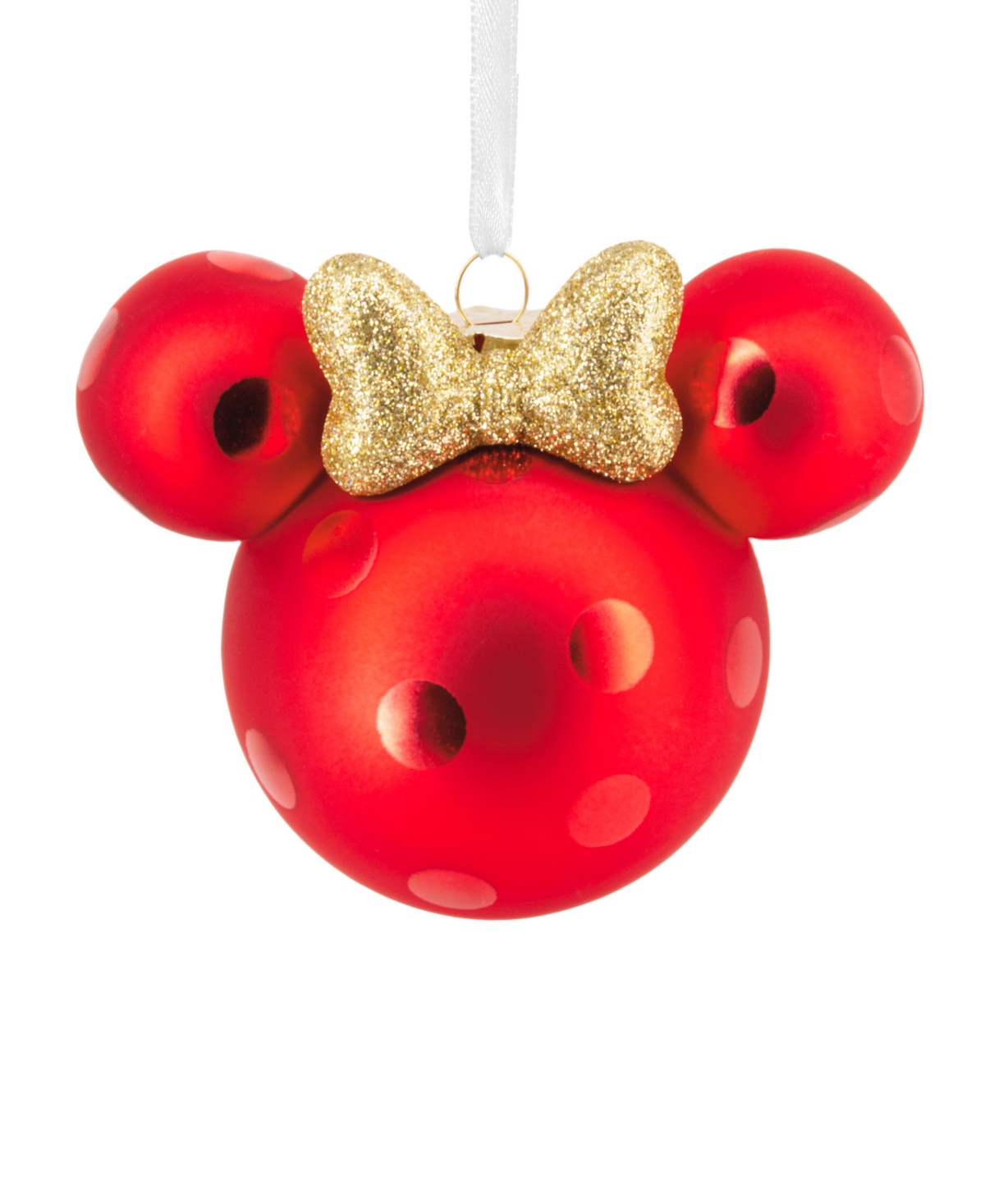 Click here for Hallmark Disney Minnie Mouse Ears Icon Glass Chris... prices