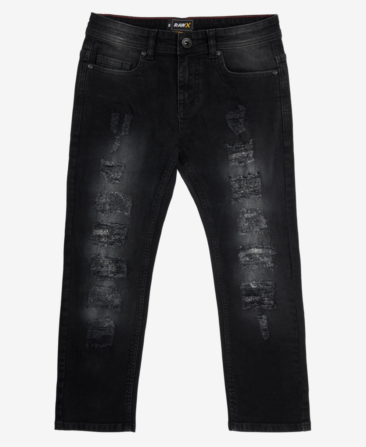 Click here for Raw X Boys RawX Heavy Distressed Jeans - Black prices
