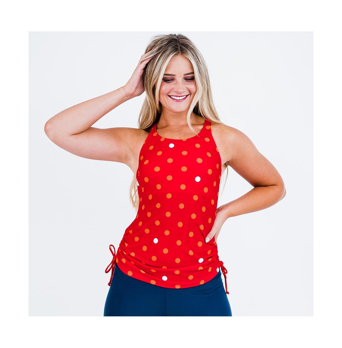 Click here for Calypsa Plus Size Maya Tankini Swim Top With Remov... prices