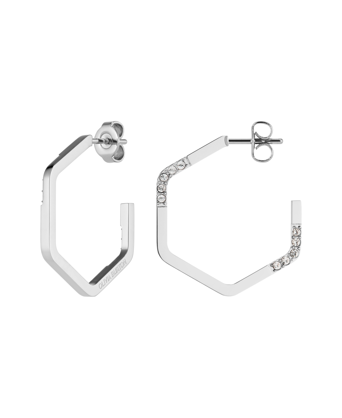 Click here for Olivia Burton Crystal Honeycomb Silver Tone Stainl... prices